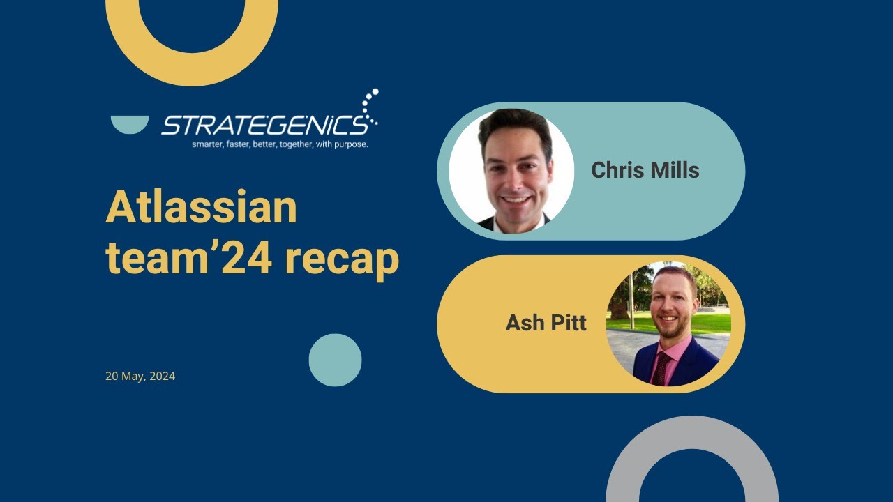 Atlassian team'24 recap by @strategenics - YouTube