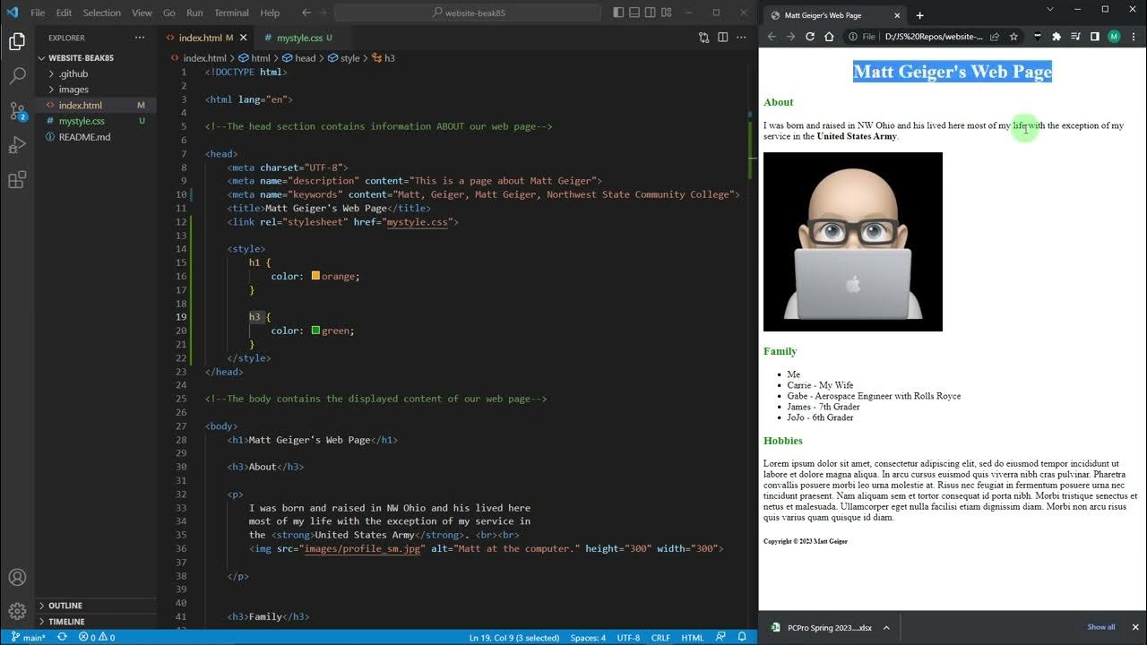 WebDev CSS Embedded Styles - YouTube
