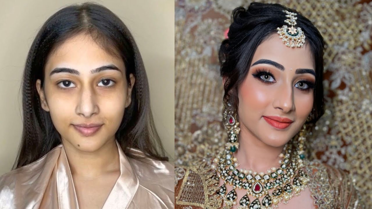 HD BRIDAL MAKEUP TUTORIAL || GLITTER LINER || ADVANCE MAKEUP - YouTube