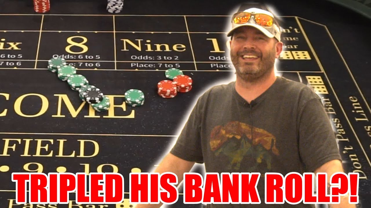 🔥WHAT DID HE JUST DO?🔥 30 Roll Craps Challenge - WIN BIG or BUST #458 ...