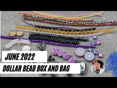 Takı Tasarım Malzemeleri Nereden Alınır ? Haziran Boncuk Kutusu - Dollar Bead Box and Bag June 2022