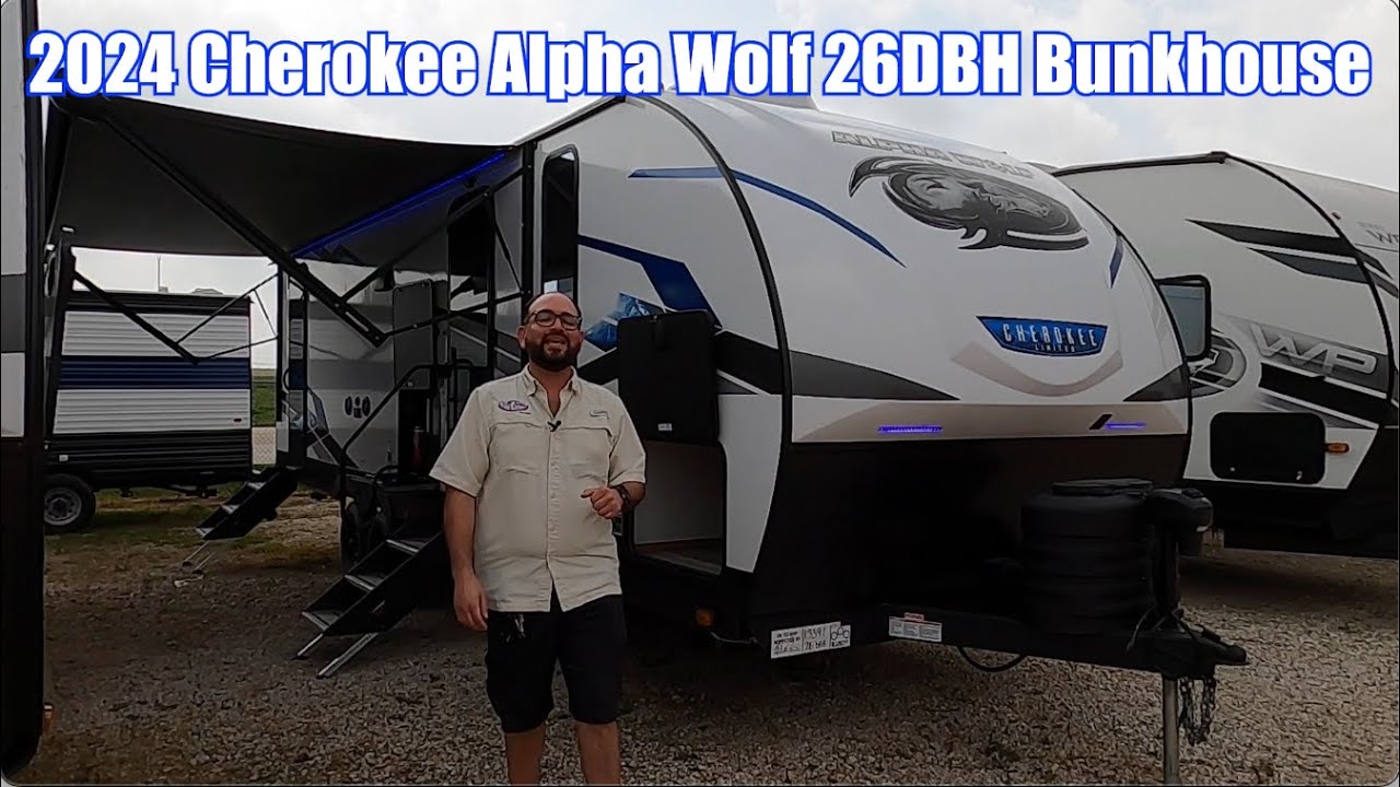 2024 Forest River Cherokee Alpha Wolf 26DBH Bunkhouse Travel Trailer ...