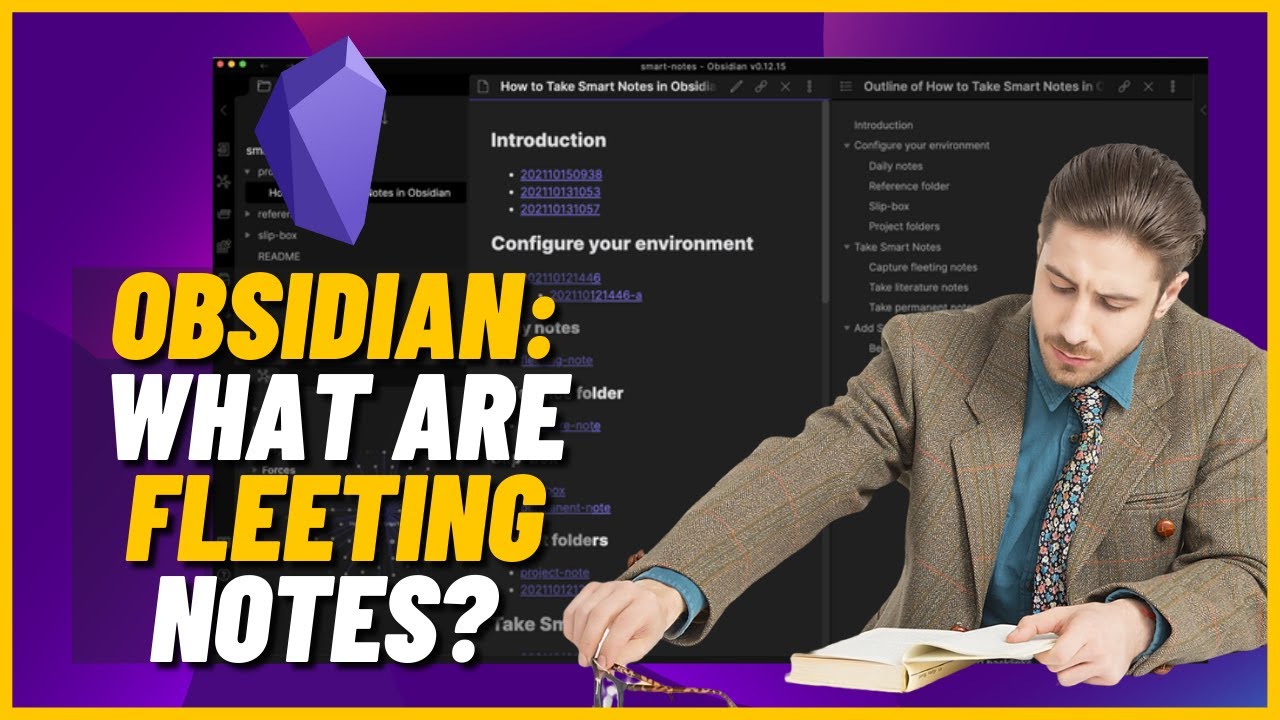 Obsidian: What are Fleeting Notes? | Free Lesson (Full Guide) - YouTube