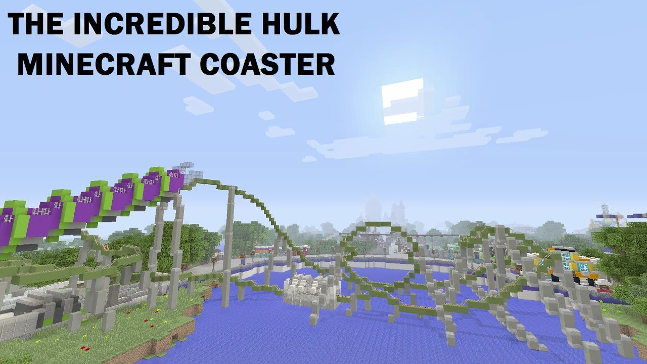 The Incredible Hulk: Minecraft Roller Coaster - YouTube