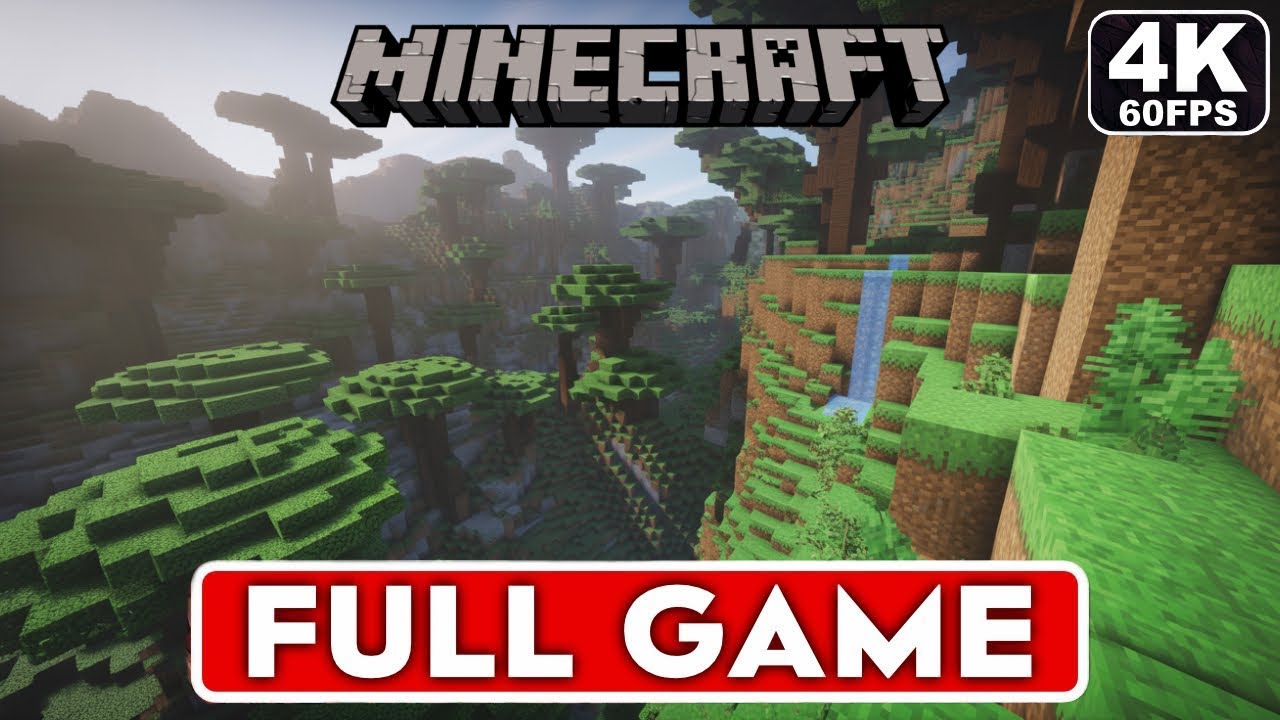 Minecraft, Gameplay Walkthrough Longplay FULL GAME 100% [4K 60FPS ULTRA ...