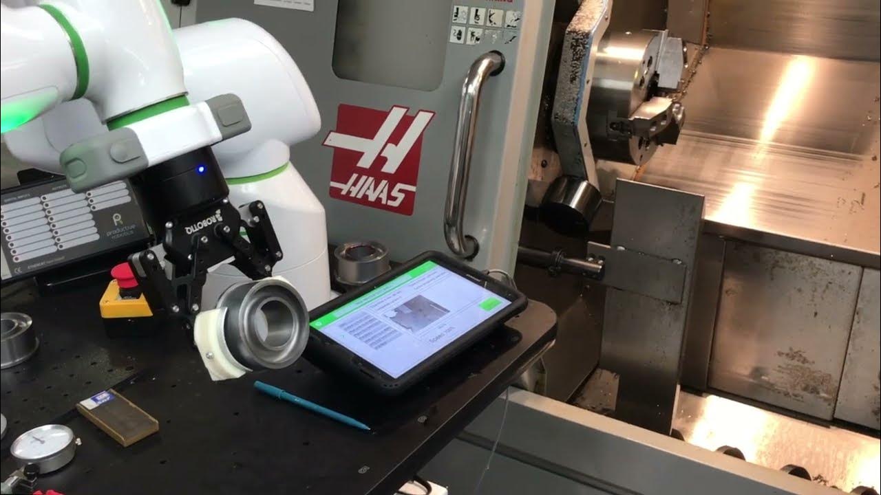 Automate with Precision: OB7 Working with Machine Tending Haas Lathe ...