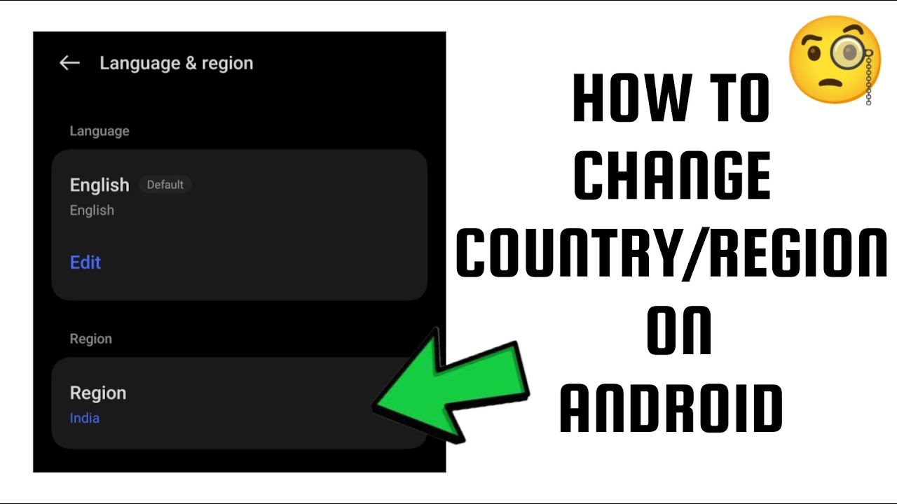 How To "Change Country/Region On Android" || Tech Issues Solutions ...