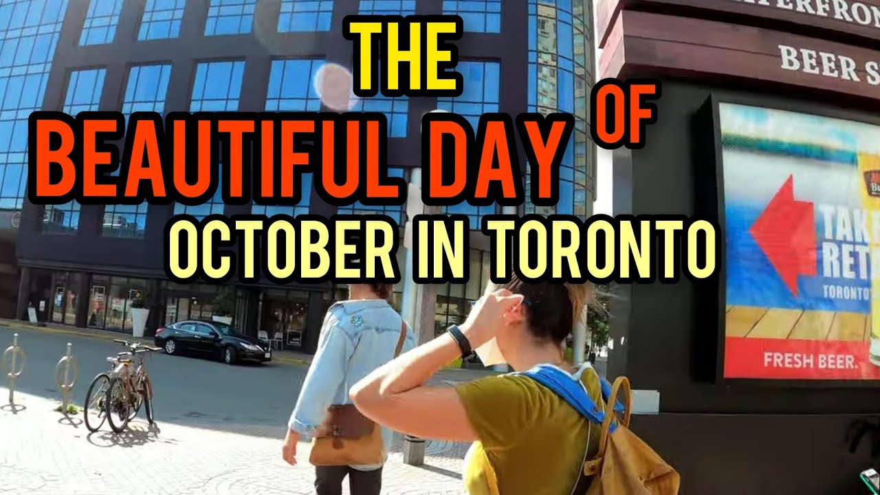 walking in a beautiful day of October in Toronto, Canada - YouTube