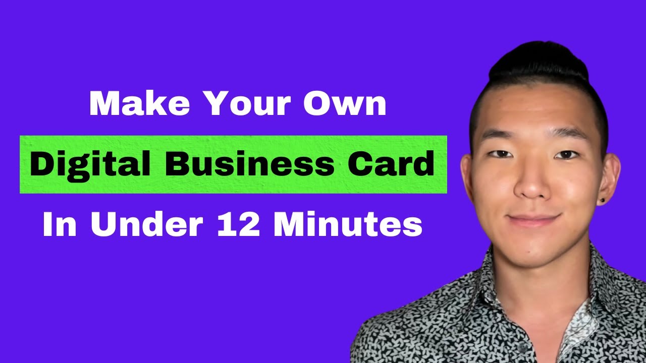 How to Make Your Own Digital Business Card in Under 12 Minutes - YouTube