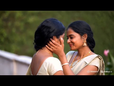 Pure Tamil Lesbian Love story  | Two Young Women in Sarees Expressing True Love 💕 | LGBTQ+ Tamil