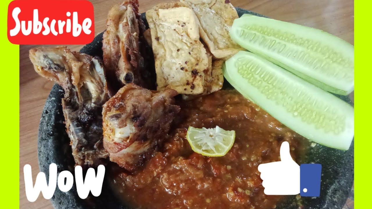 Apapun lauknya sambal jeruk pecel pastinya. - YouTube