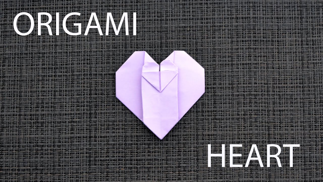 Paper Double HEART | Origami for Valentine's Day | Tutorial DIY by ...