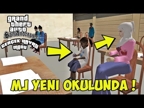 CJ'İN OĞLU YENİ OKULU VE ARKADAŞLARI ! GTA SAN ANDREAS GERÇEK HAYAT MOD