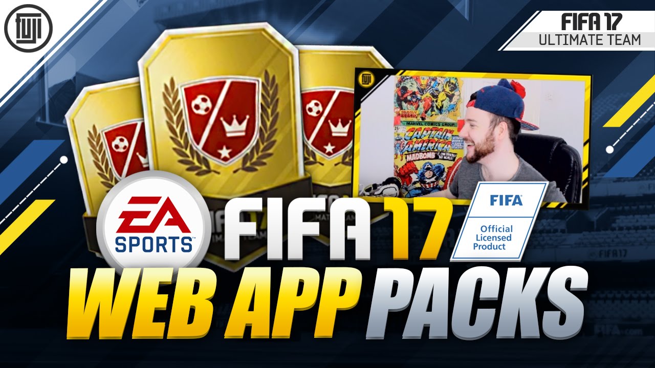 OMG FIFA 17 WEB APP PACKS!!! - FIFA 17 Ultimate Team - YouTube