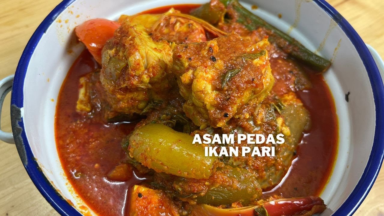 Asam Pedas Ikan Pari Kak Yan | Asam Pedas Daun Kesom| - YouTube