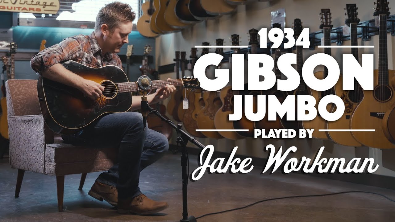 1934 Gibson Jumbo played by Jake Workman - YouTube