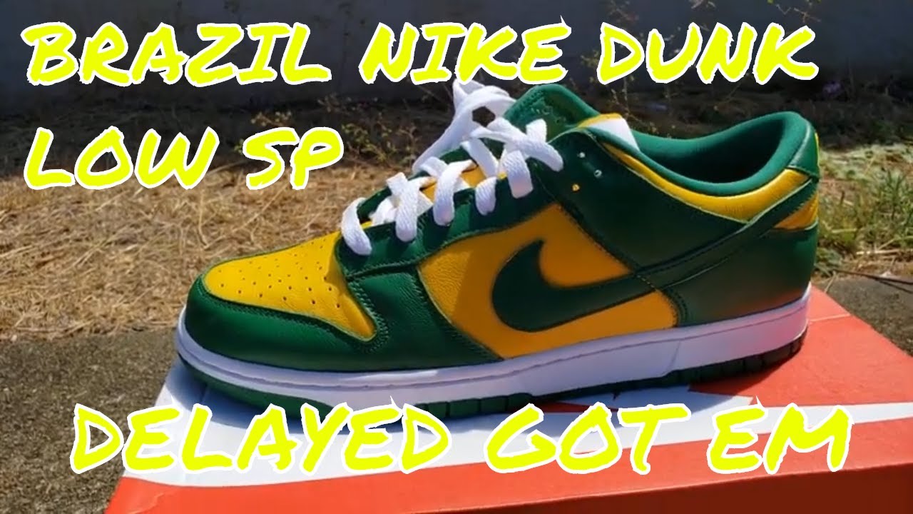 BRAZIL NIKE DUNK LOW SP - YouTube