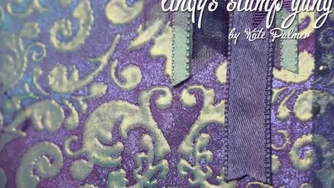 Create Your Own Designer Resist Background - YouTube