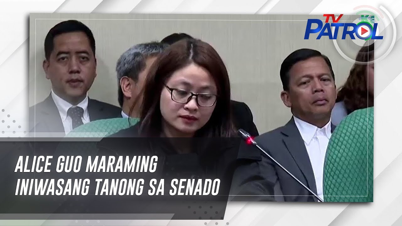 Alice Guo maraming iniwasang tanong sa Senado | TV Patrol - YouTube