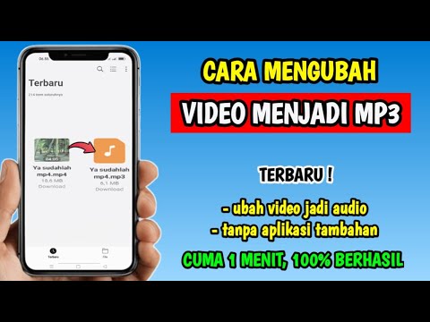 Cara Video ke Musik | Cara Video Menjadi MP3