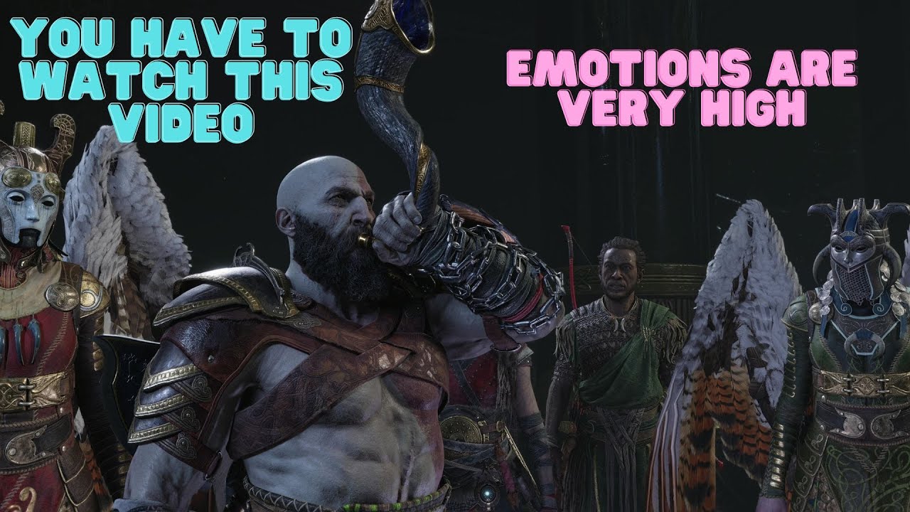 GOD OF WAR RAGNAROK│Kratos leads the army to attack Asgard│4K Cutscenes ...