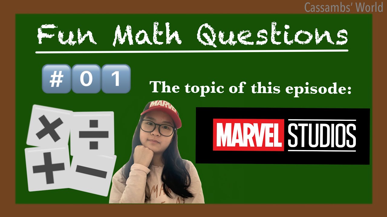 Fun Math Questions 1 Marvel YouTube Fun Math Questions 1 Marvel YouTube