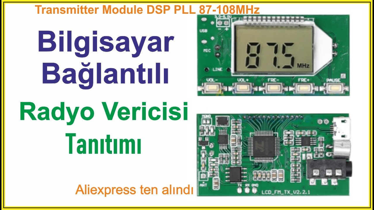 Kendi Mini Radyo İstasyonunuzu Kurun | PLL FM Transmitter | PLL FM ...
