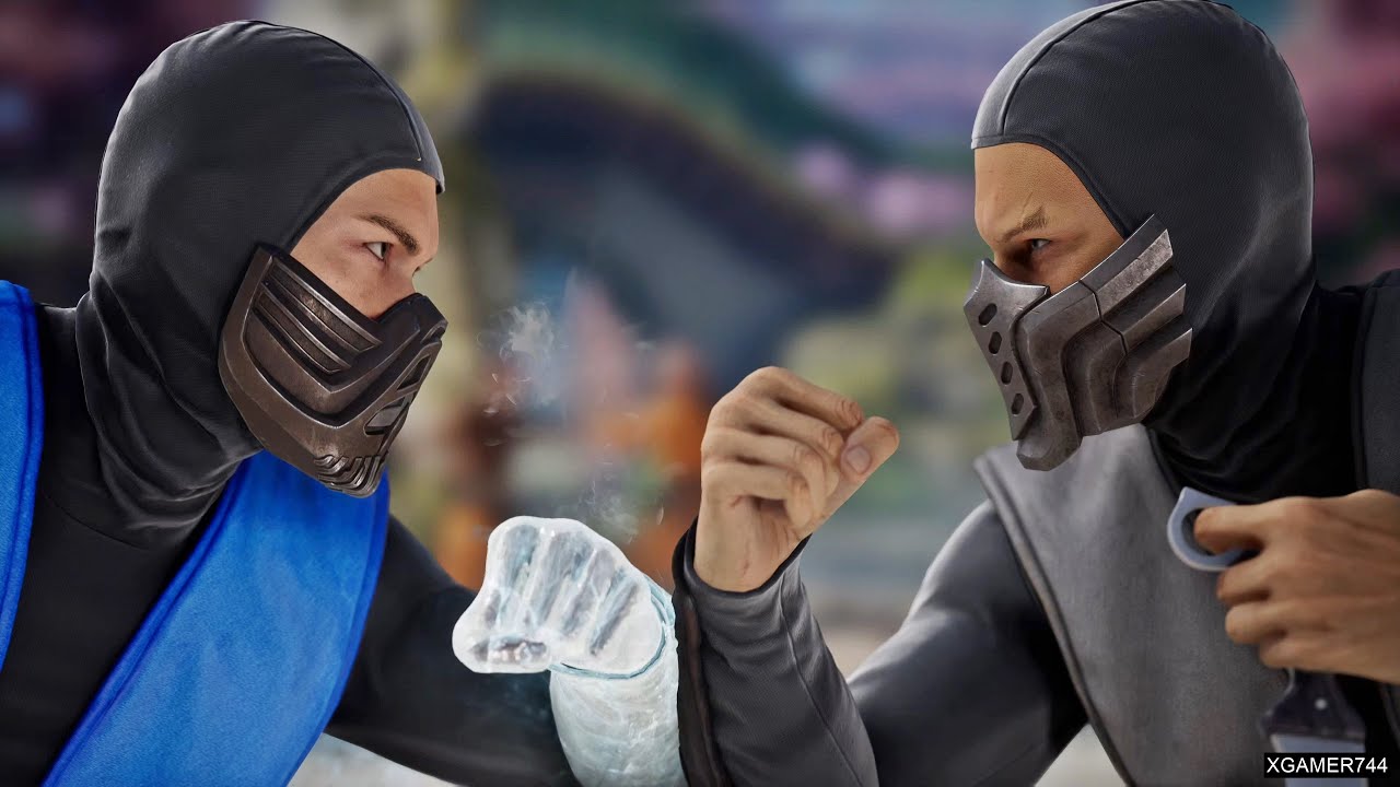 Mortal Kombat 1 - Sub-Zero (MK'95) Vs. Smoke (MK'95) (VERY HARD) - YouTube