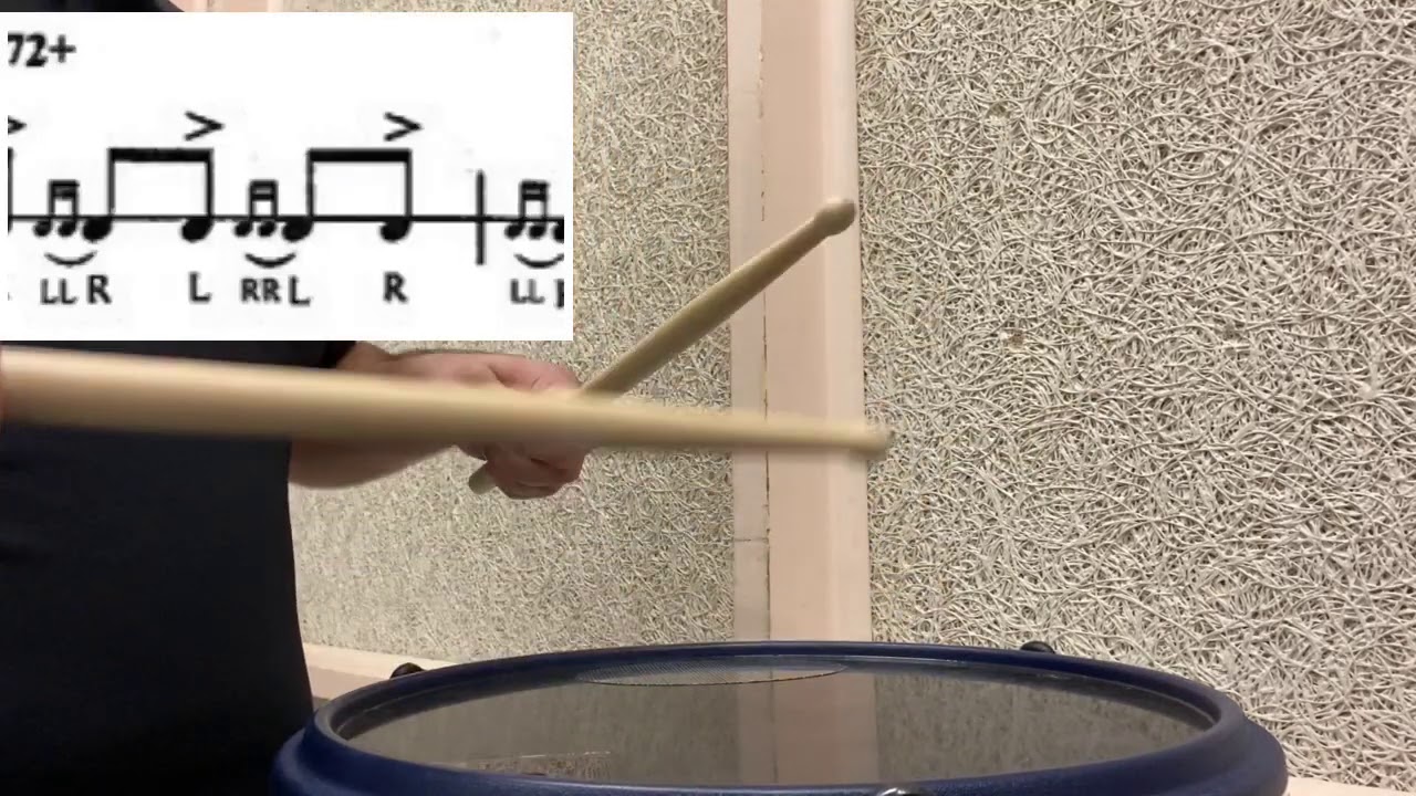 Rudiment - Single drag tap - YouTube