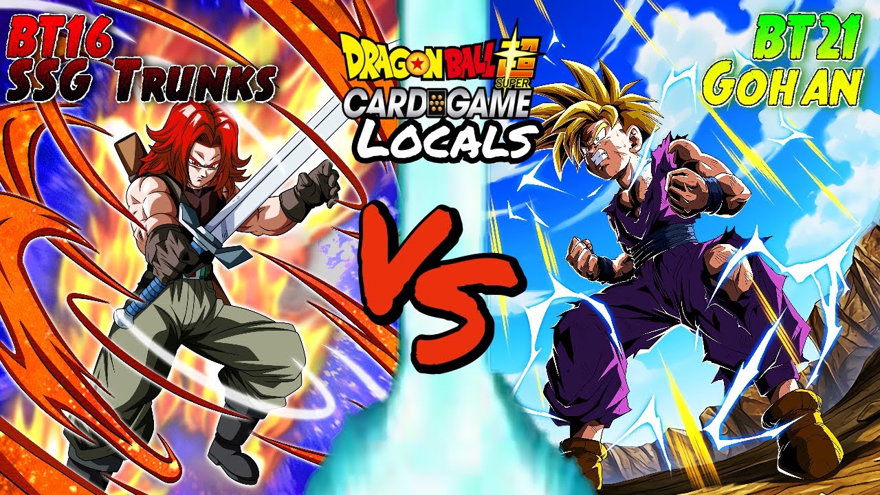 MORE Set 21 Games- SSG Trunks vs Gohan: Dragon Ball Super Card Game ...