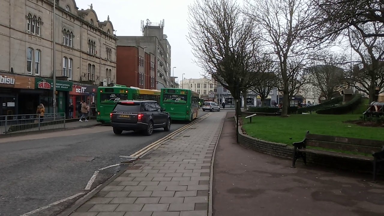 Buses in weston super mare today - YouTube