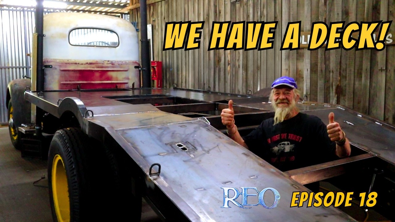Car Hauler Truck Deck Build - 1959 REO Gold Comet Ramp Truck - YouTube