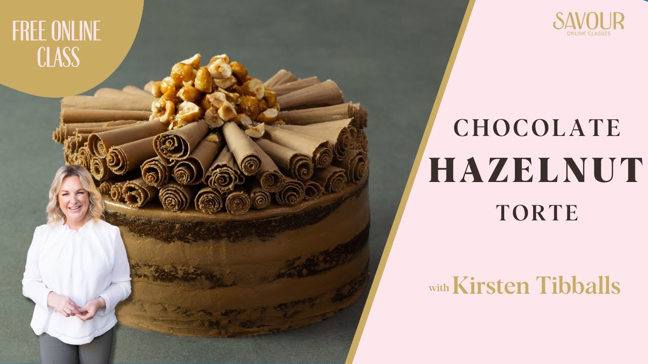Learn How To Make A Delicious Chocolate Hazelnut Torte | Full Lesson ...