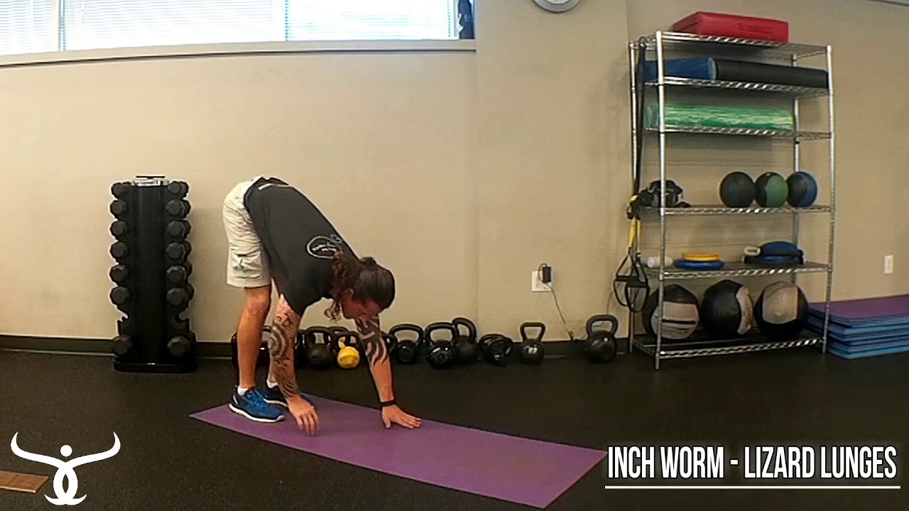 Inch Worm Lizard Lunges - YouTube
