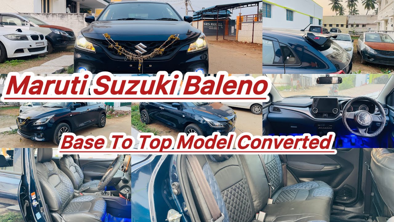 Maruti Suzuki Baleno Base Model To Top Model Complete Modifications ...
