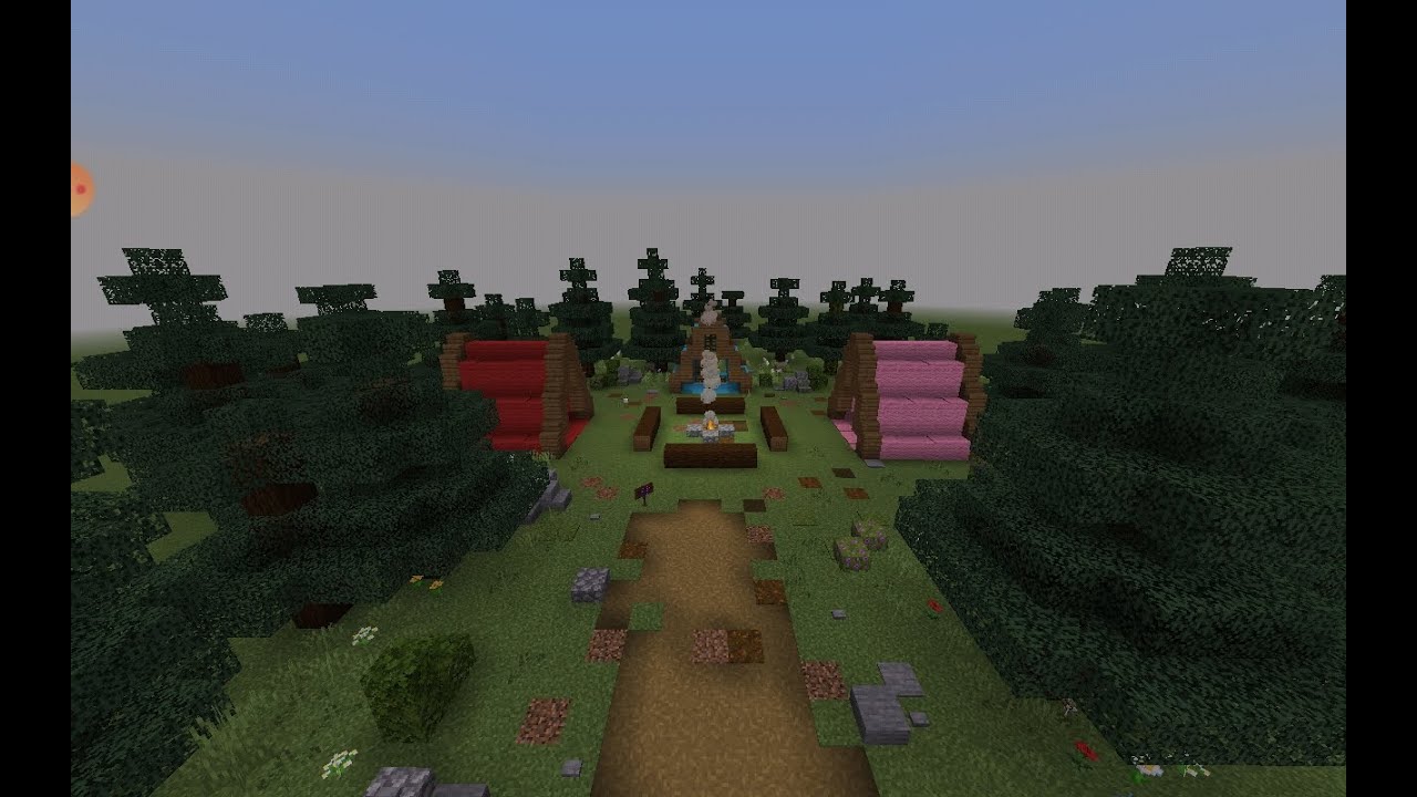 How To Build a Camping || Minecraft - YouTube