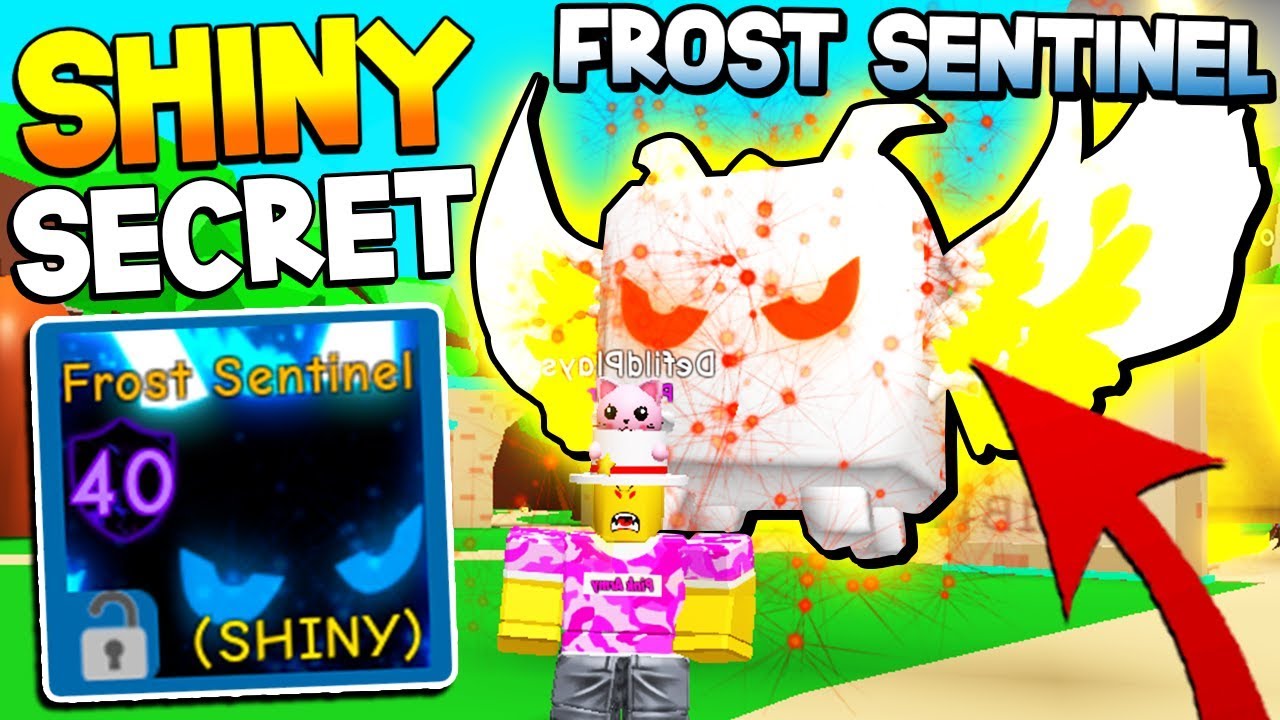 ️ I Got NEW Secret SHINY FROST SENTINEL Pet In Roblox Bubble Gum ...
