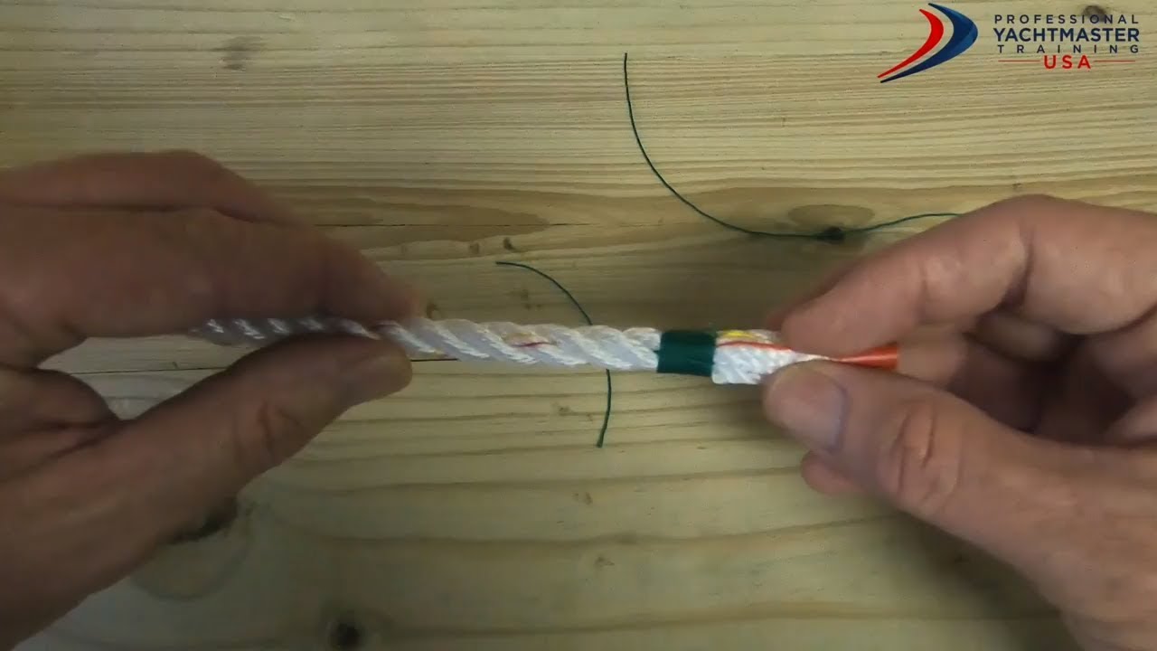 Sailmaker's Whipping Tutorial | - Professional Yacht Training USA - YouTube