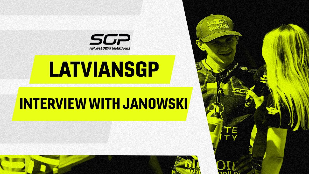 Interview with Janowski #LatvianSGP | FIM Speedway Grand Prix - YouTube
