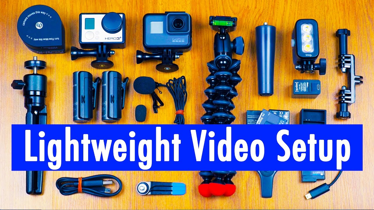 How To Pack A Lightweight GoPro Hero5 Travel Video Setup | RehaAlev ...