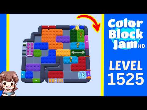 Color Block Jam Level 1525 Solution Walkthrough