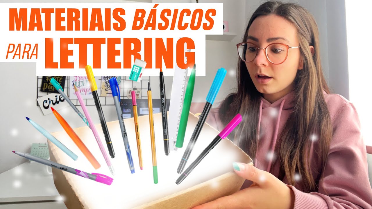 Materiais básicos e BARATOS para fazer lettering | Pamela Debortoli ...