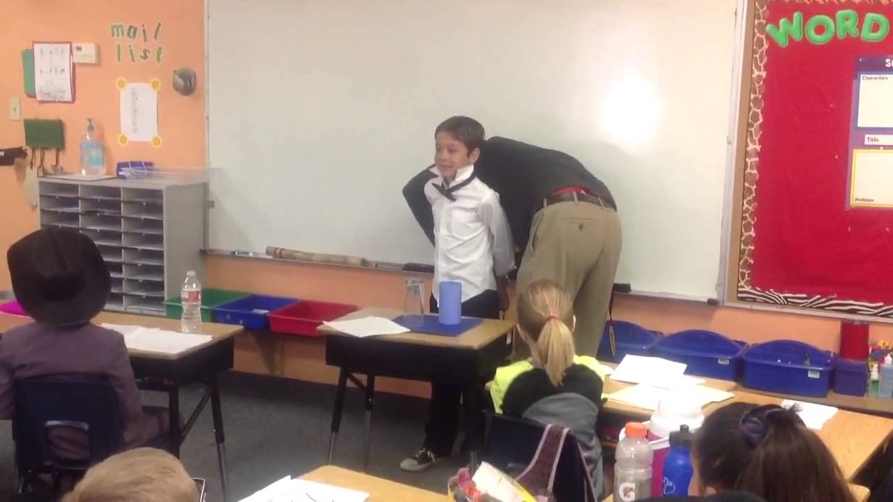 Harry Houdini 3rd grade magic trick at Dobson Academy - YouTube