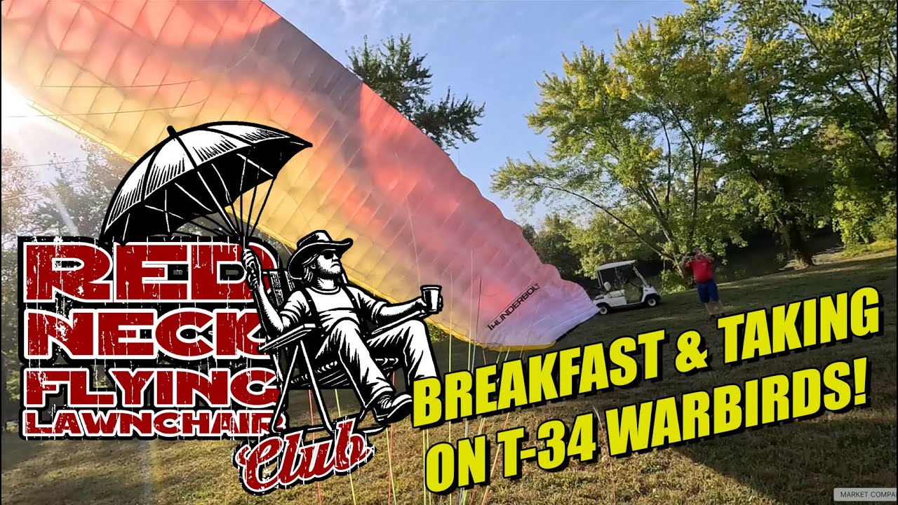 Paramotor Cross Country Breakfast Trip - Redneck Flying Lawnchair Club ...