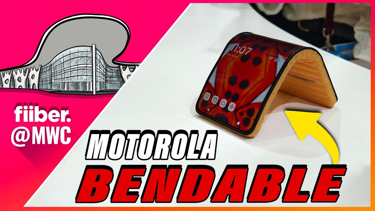 Motorola Bendable Concept Phone Showcased at MWC 2024 | First Look ...