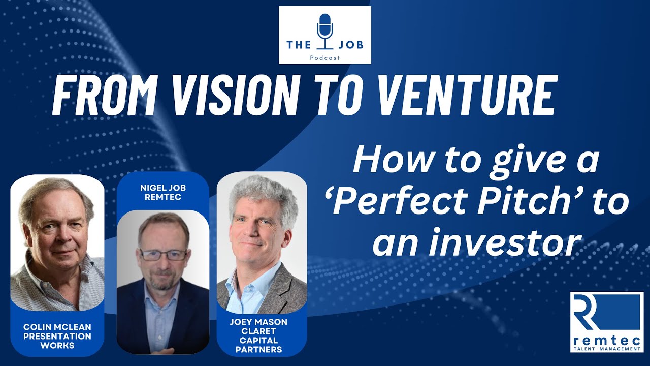 How to present to Investors - From Vision to Venture podcast - YouTube