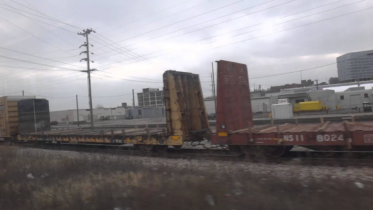 UP Mixed Freight Train Viewed From St. Louis Metrolink - YouTube