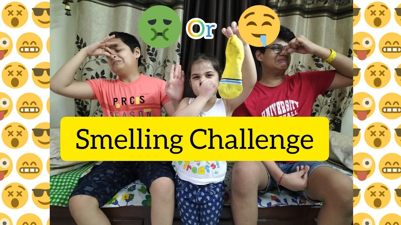 Smelling Challenge /The Navya's Show - YouTube