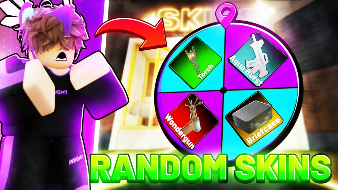 RANDOM Wheel Of Weapon Skins In Roblox Rivals.. - YouTube