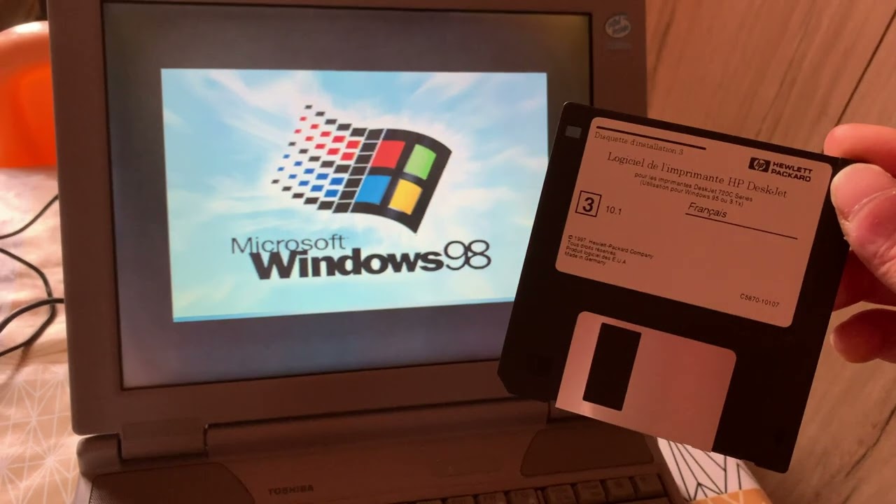 INSTALLING HP DESKJET 720C | WINDOWS 98 SE | EXPLORING FRENCH VINTAGE ...